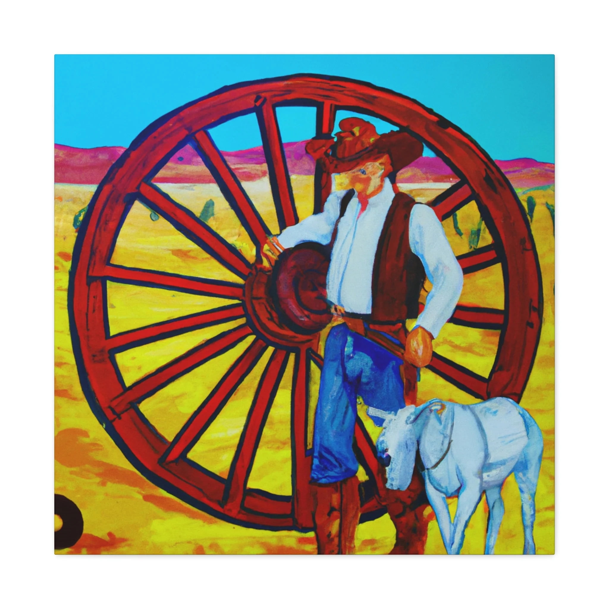 Wheel of Passage Time - Canvas - Walmart.com