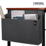MoNiBloom 47 inches Computer Writing Desk Home Office, with Storage Bag ...