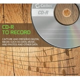 Cellet Compact Music Audio CD-R - 700MB, 80 Minute, 52X Speed, Recordable, Burning, 5 Pack ...
