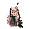 Capybara Hearts Pattern Mini Backpack Cute Small Backpack with Chest ...