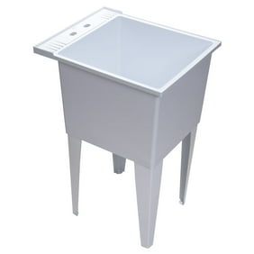 Mustee UtilaTub 20-Gallon Floor-Mount Laundry/Utility Tub, Sinks 33 X ...