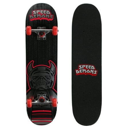 Speed Demon 29 Series Complete Skateboard (31" x 7.75") - Walmart.com