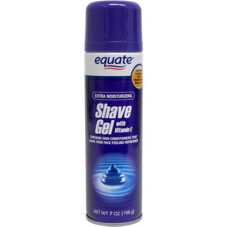Equate Extra Moisturizing Shave Gel with Vitamin E, 7 oz - Walmart.com