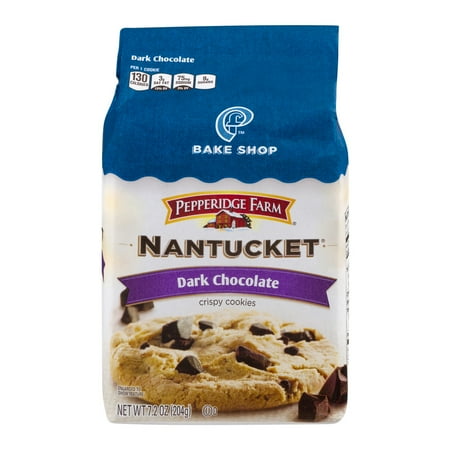 Pepperidge Farm Nantucket Dark Chocolate Cookies 7.2 oz. Bag - Walmart.com