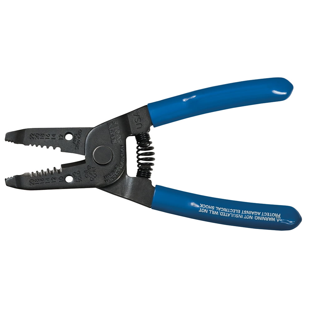 Klein Tools 1011 Wire Stripper/Cutter, 10-20 and 12-22 AWG - Walmart.com