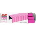 JAM Office & Desk Set, Fuchsia Pink, 2/Pack, 1 Stapler & 1 Staples ...