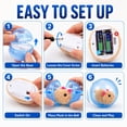 2027 New Self-Rolling Interactive Cat Ball, Realistic Animal Automatic ...
