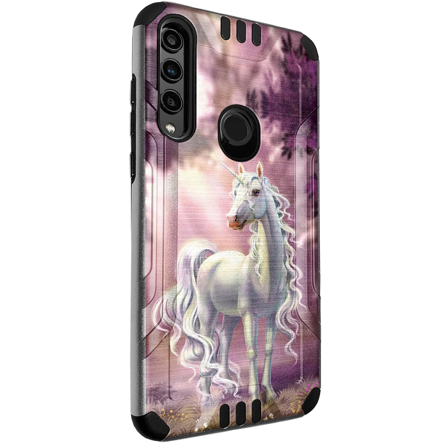 DALUX Silver Combat Slim Phone Case Cover Compatible with Orbic Magic ...