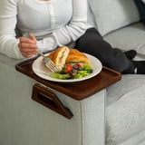 Shamrock Home Bamboo Couch Arm Table for Living Room Couches, Side ...