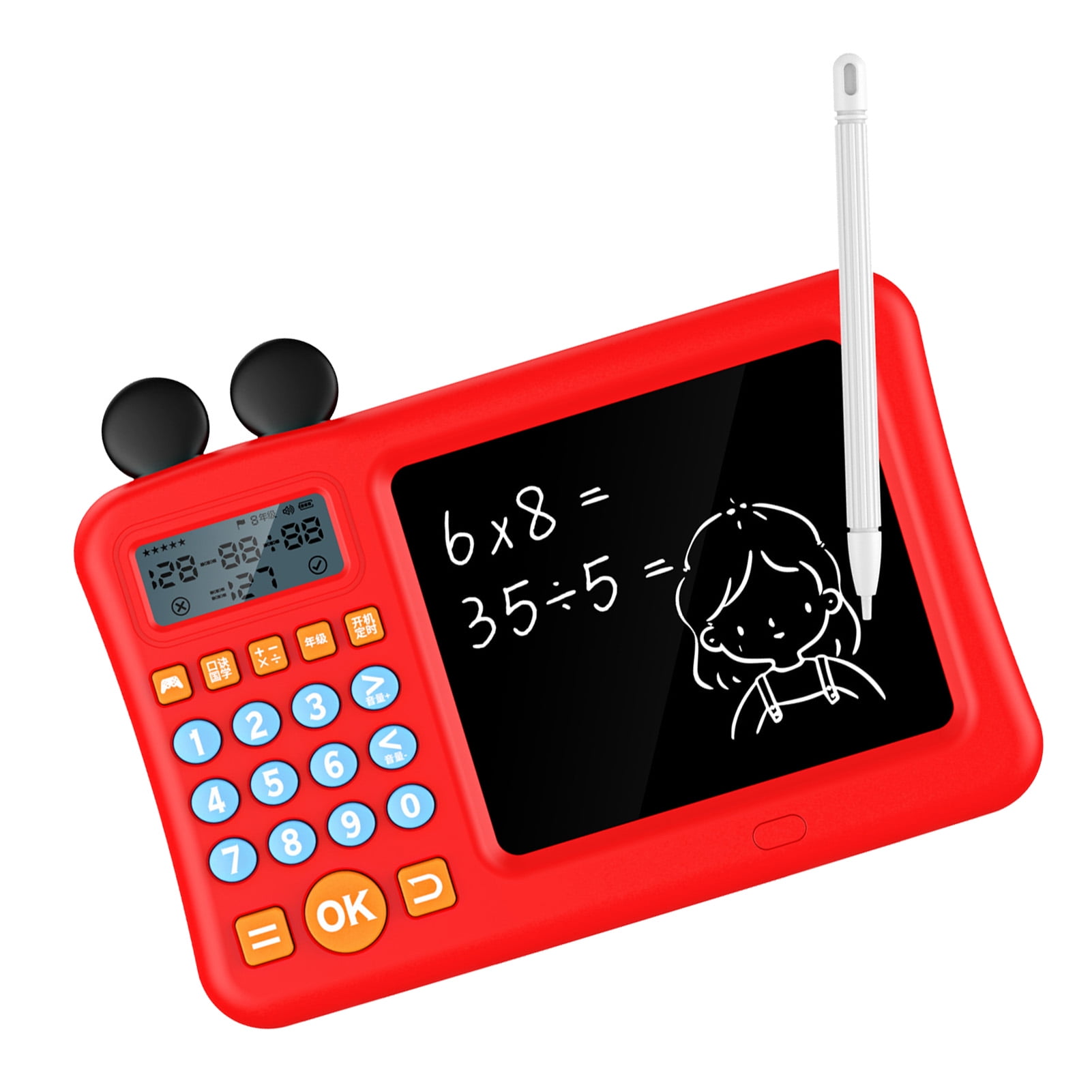 Tableta de Escritura de Calculadora, Calculadora Digital de Educación Tempana de Sonido Con ...