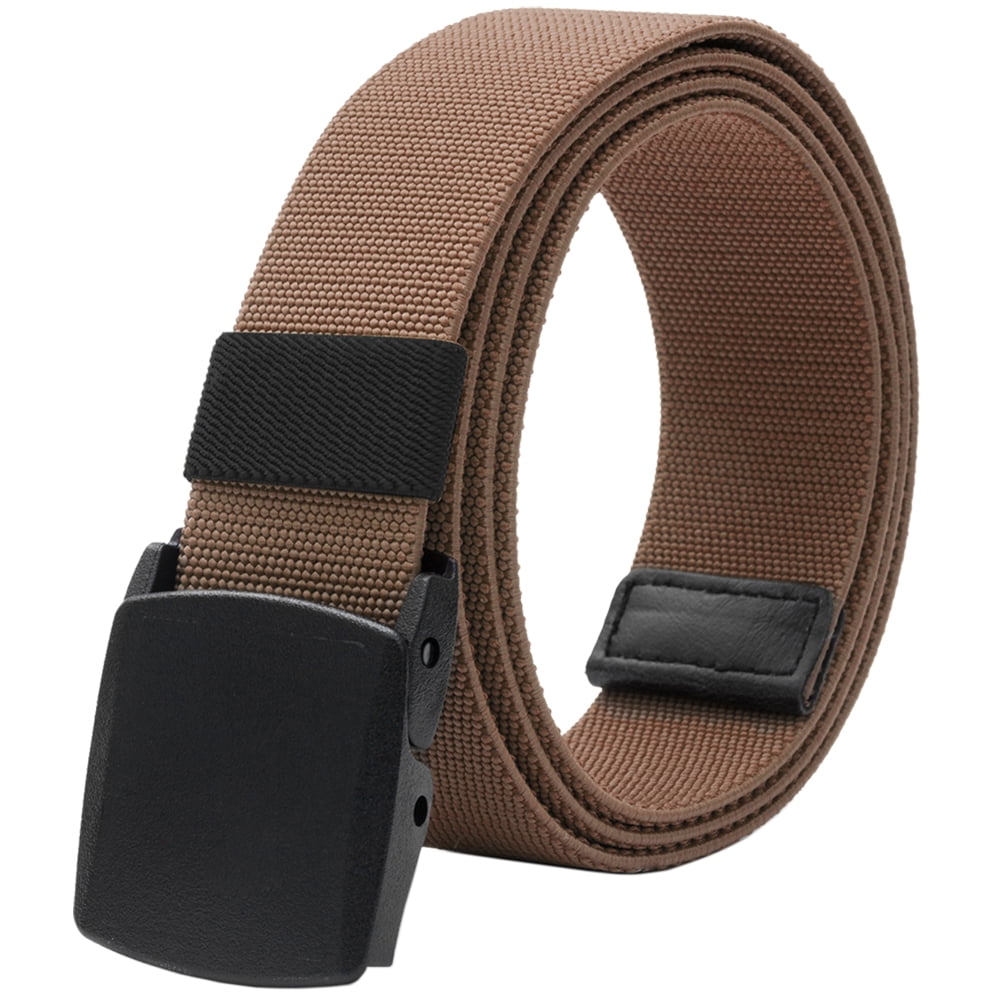 LionVII Men's Elastic Stretch Belts for Men with No Metal Plastic ...