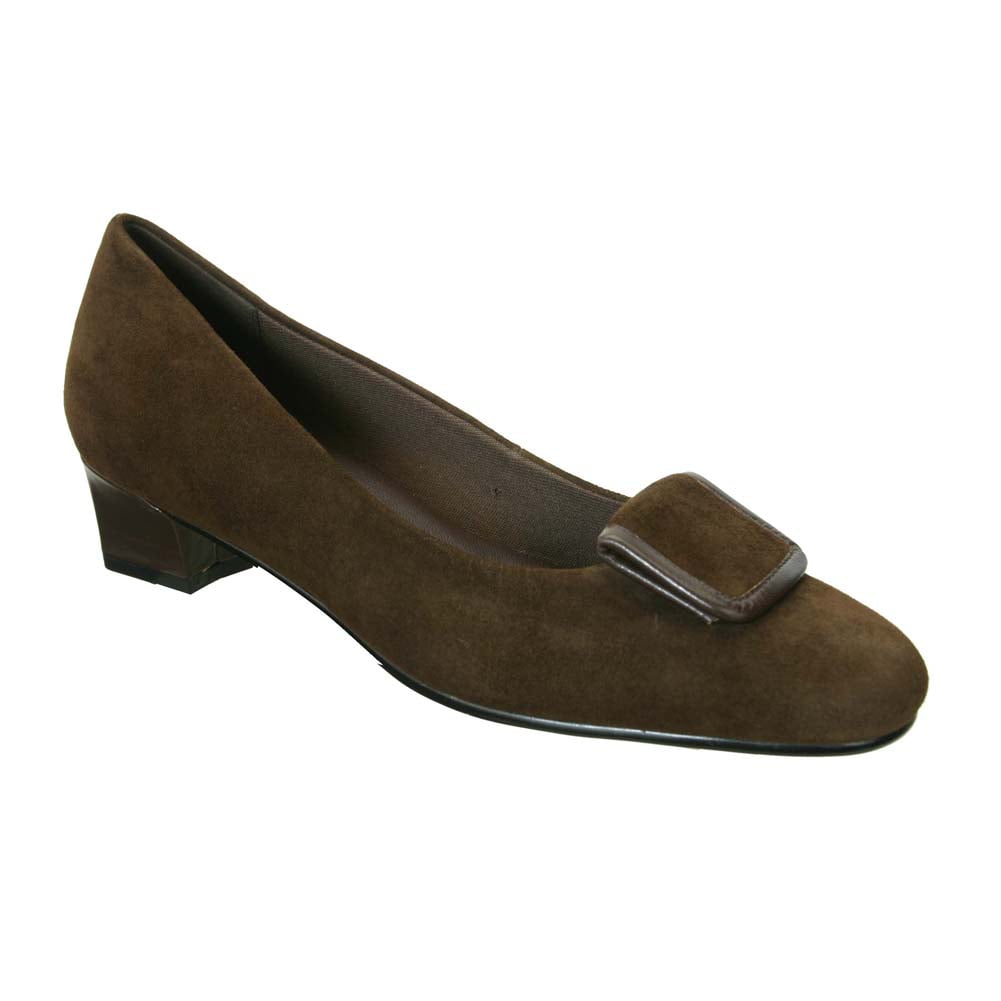 David Tate Women's Ariana Fashion Pumps Brown Suede 8.5 WW - Walmart.com