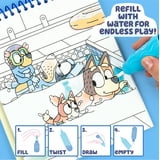 Bluey Mess-Free Coloring Aqua Art Pad, 8 Pages, Preschool Supplies Toy ...