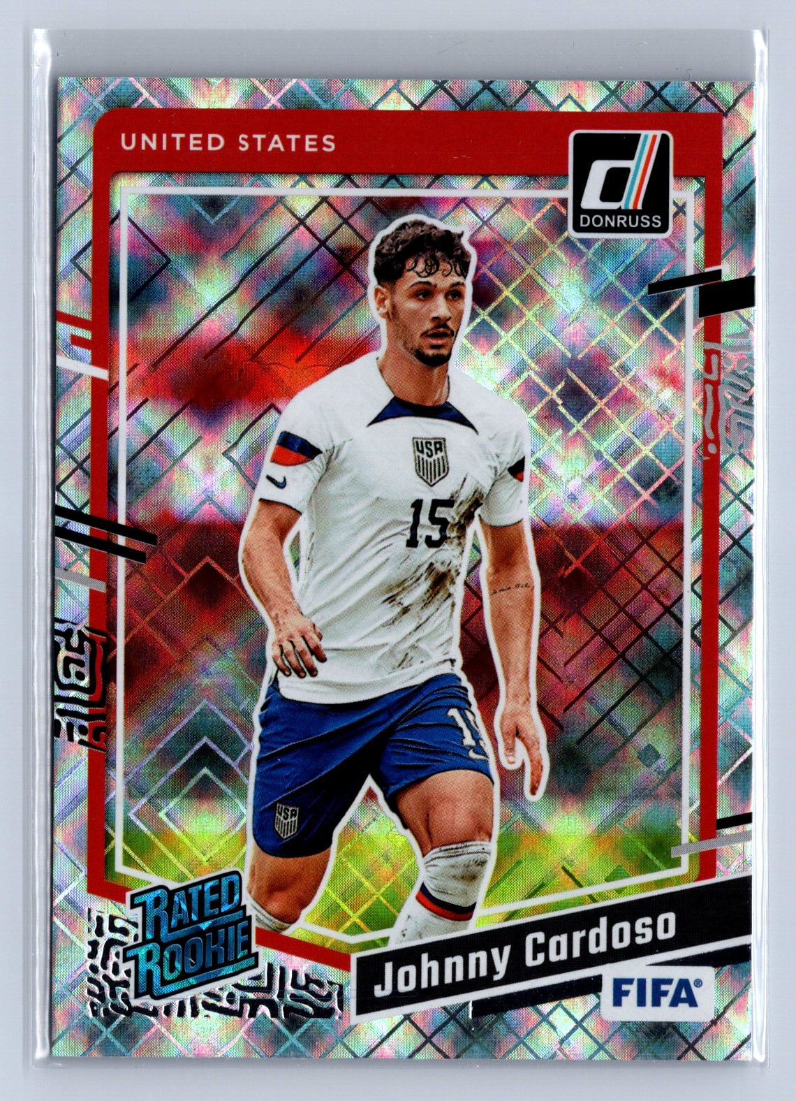 2023 Panini Donruss Soccer Johnny Cardoso #180 Diamond - Walmart.com
