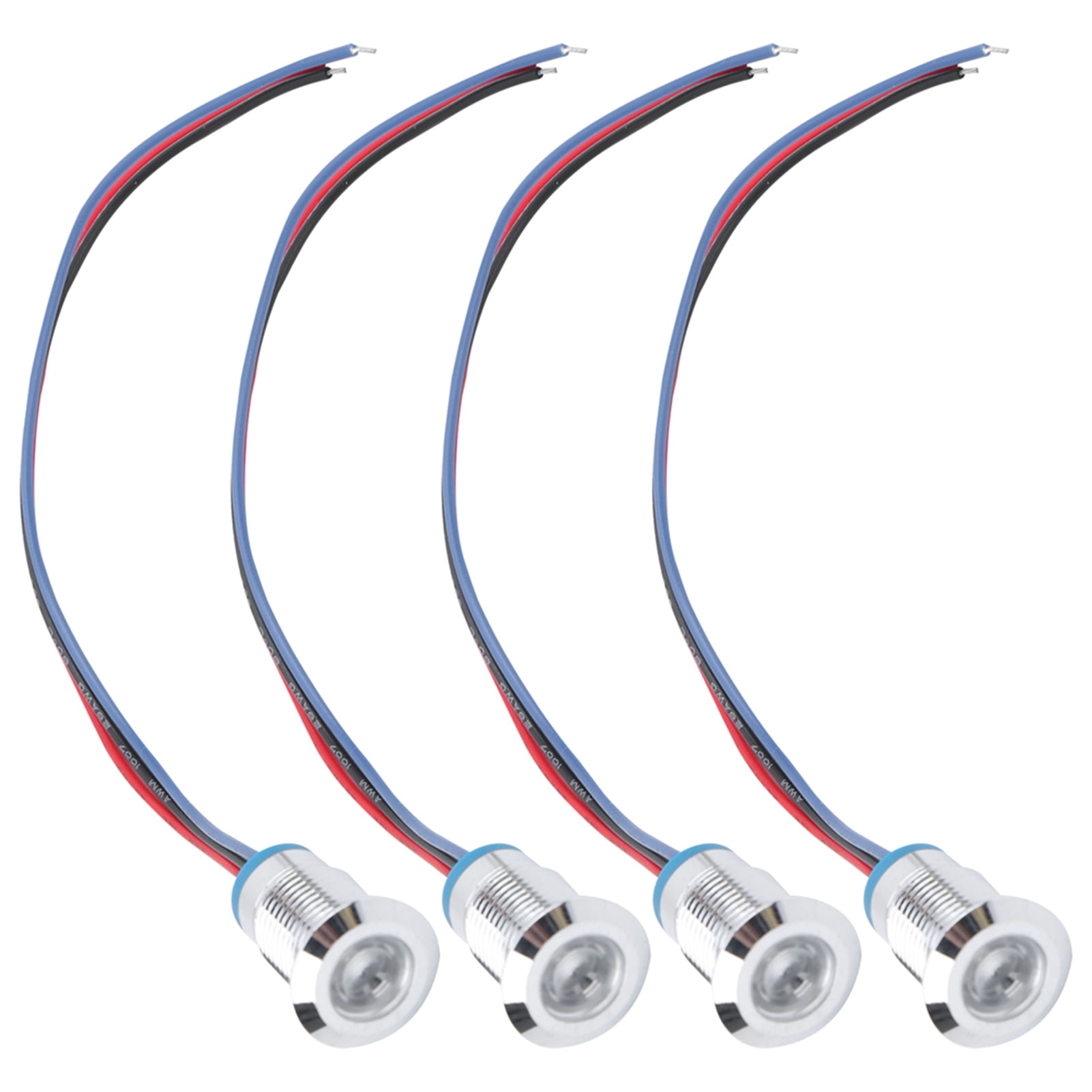 2-Color LED, Pre-Wired Round LEDs Stable Waterproof For Car ...