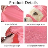 Harikaji Dog Shower Cap with Transparent Vision,Waterproof Shower Dog ...