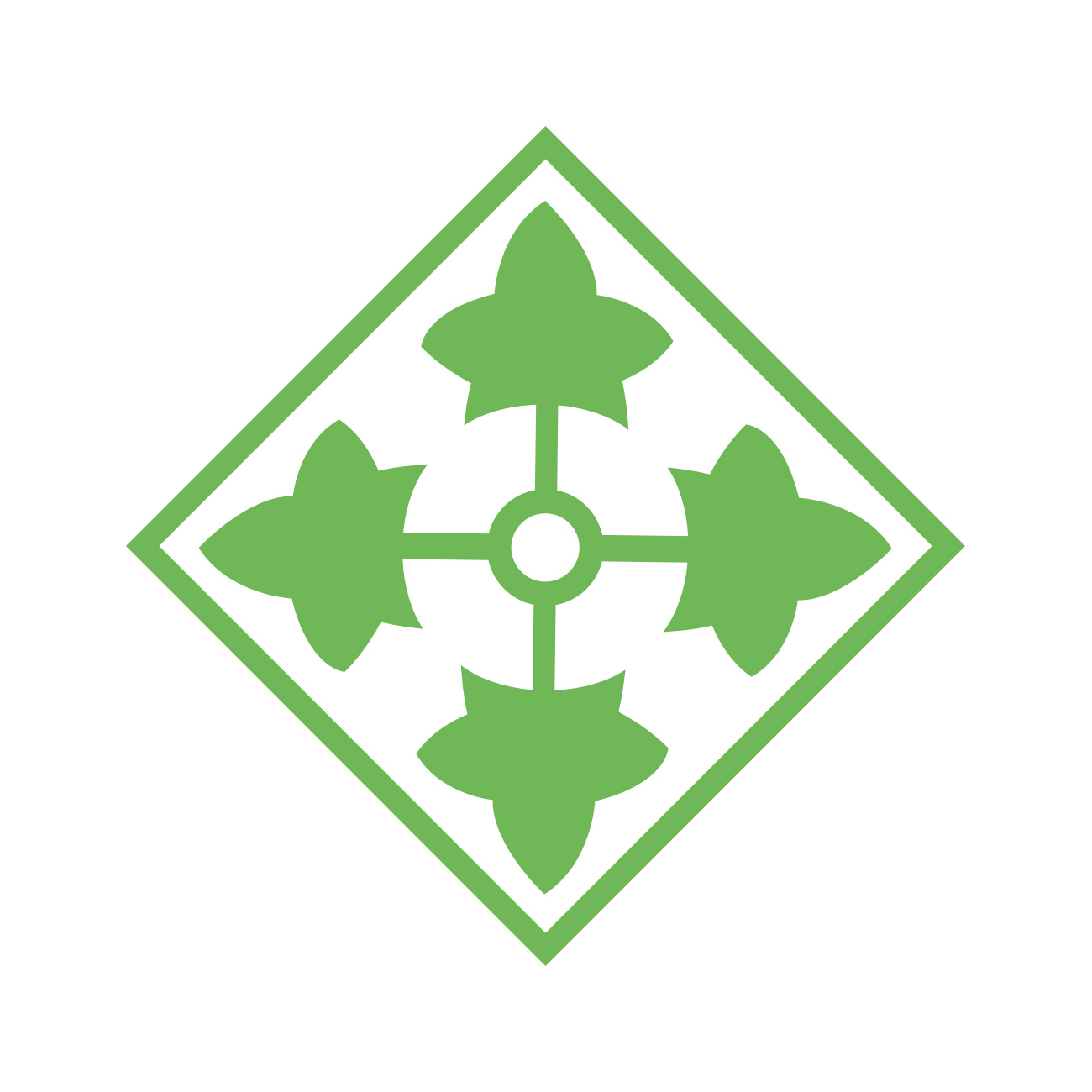 4th ID Infantry Division Sticker Decal Die Cut - Self Adhesive Vinyl ...