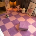 4-20 Piece Plush Baby Interlocking Floor Mats Thickened Warm Non-slip ...