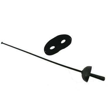 Star Power Musketeer Costume Sword w Scabbard, Grey Black Gold, 25.5 ...