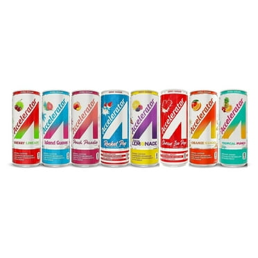 Ashoc Acelerator Energy Drink Assorted Variety Pack, Zero Sugar Energy ...