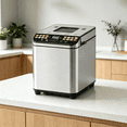 25-in-1 Bread Maker Machine, 2LB Automatic Bread Making, 3 Crust Colors ...