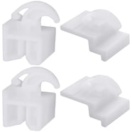 HVAC White Plastic Manual Damper Knob for 0.25 Inch Shaft Dampers ...