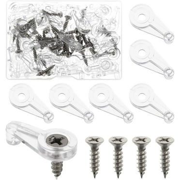 Screen Retainer Clips, for 3/8 in. screen frame, Plastic, Black (4-sets ...