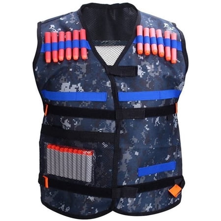 Adjustable Elite Padded Tactical Vest with Storage Pocket for Nerf N ...