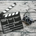 Film Movie Action Scene Clap Board Black Acrylic for Shoot Props ...