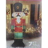 Gemmy Airblown Inflatables Christmas Inflatable Toy Soldier, 7 ...
