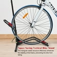 Bike Floor Stand Bike Rack Stand for Vertical/Horizontal Indoor Bike ...