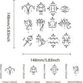 Zodiac Signs Themed Metal Stencil Stainless Steel Drawing Stencil ...