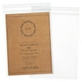 Juvale 300 Pack Clear Greeting Card Sleeves, 5x7 Inch Transparent ...
