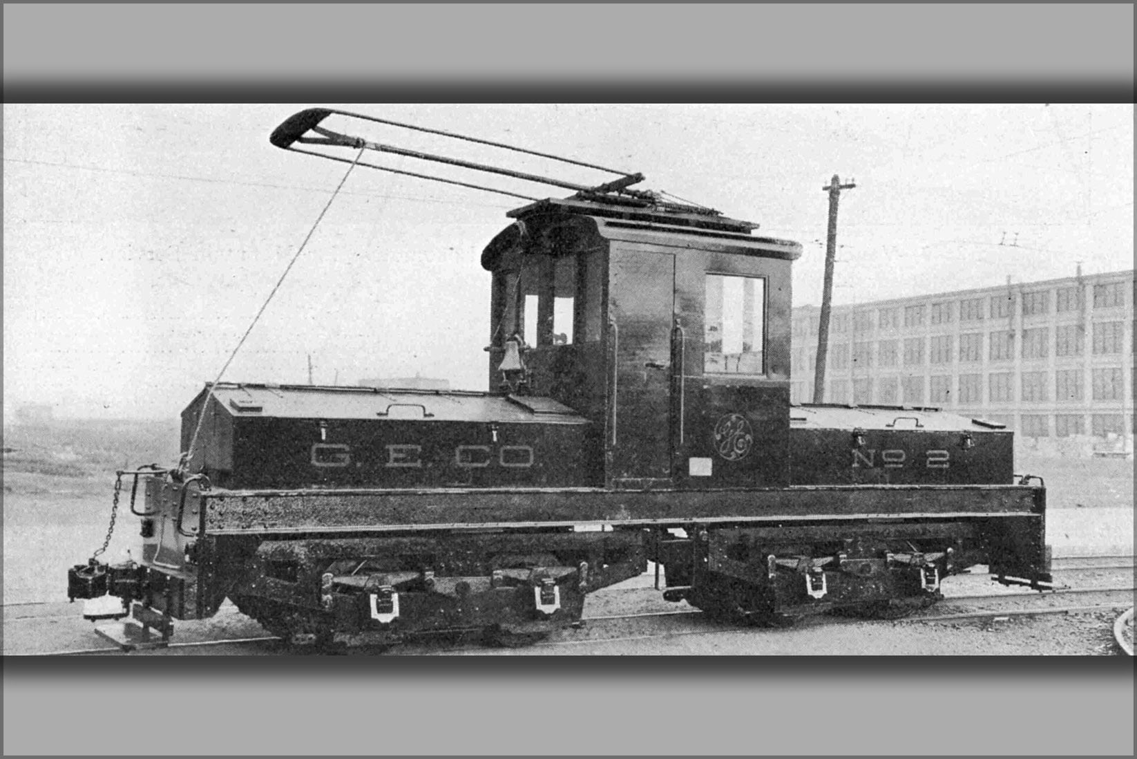 24"x36" Gallery Poster, Trolley Storage Battery Locomotive, Type LS-404 ...