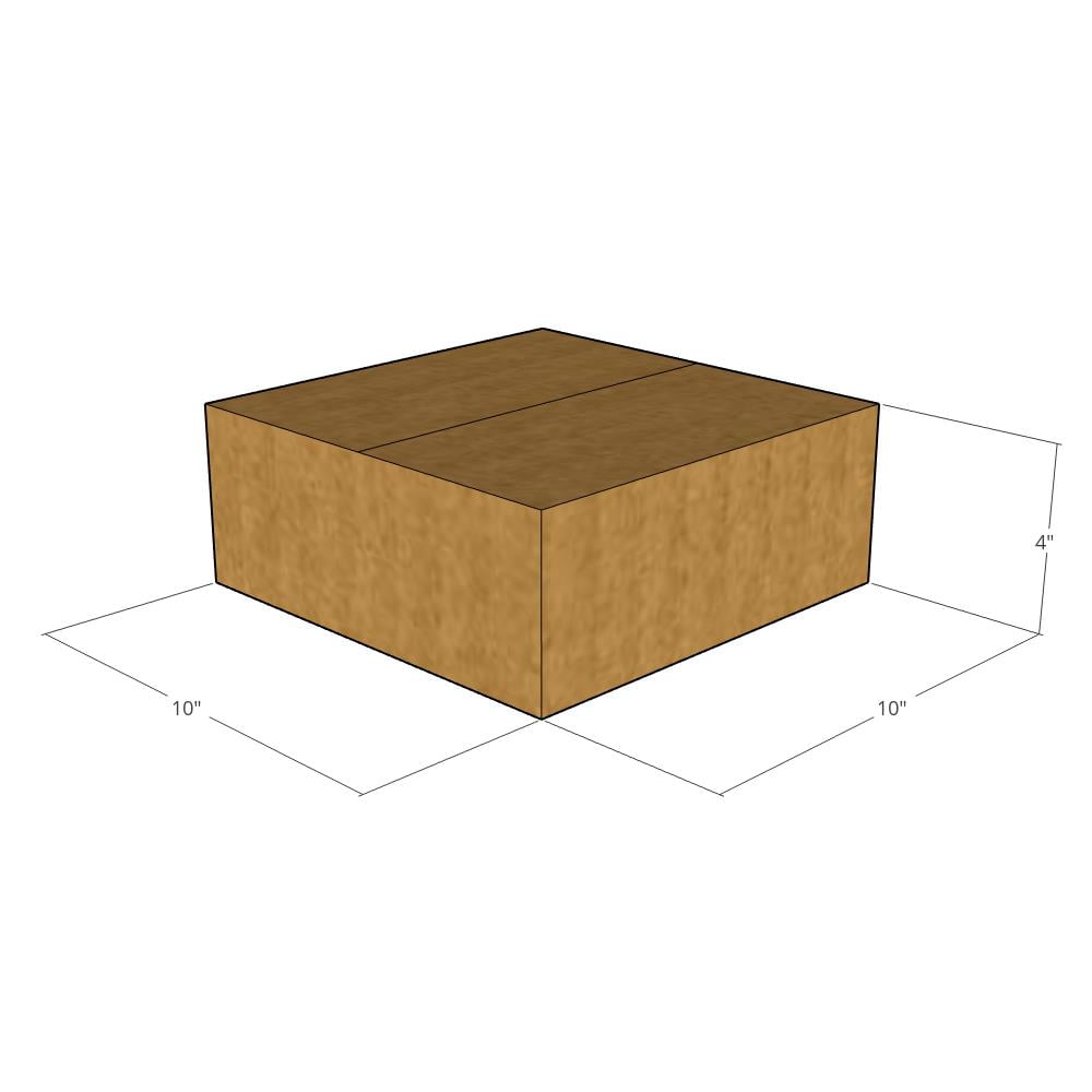 200 New Corrugated Boxes - 10x10x4 - 32 ECT - LxWxH - Walmart.com