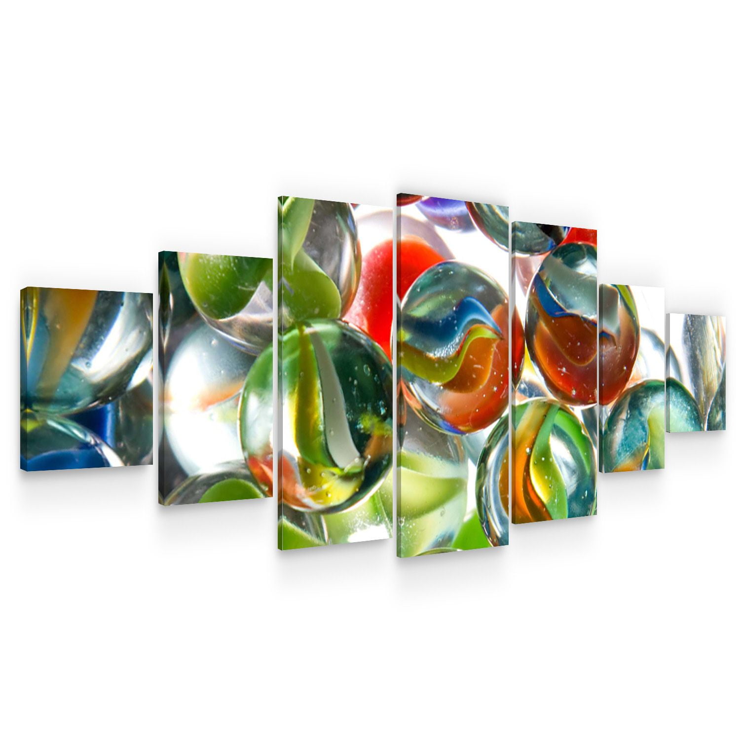 Startonight Printed Abstract Canvas Art Prints, 40" x 95", Set of 7 ...