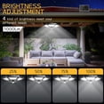 Aoksun Solar Shed Light, Indoor/Outdoor, Remote Control, 360° Lighting ...