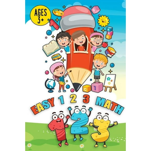 Preschool Math Workbook for Kids Ages 3 and Up: Homeschooling Activity ...