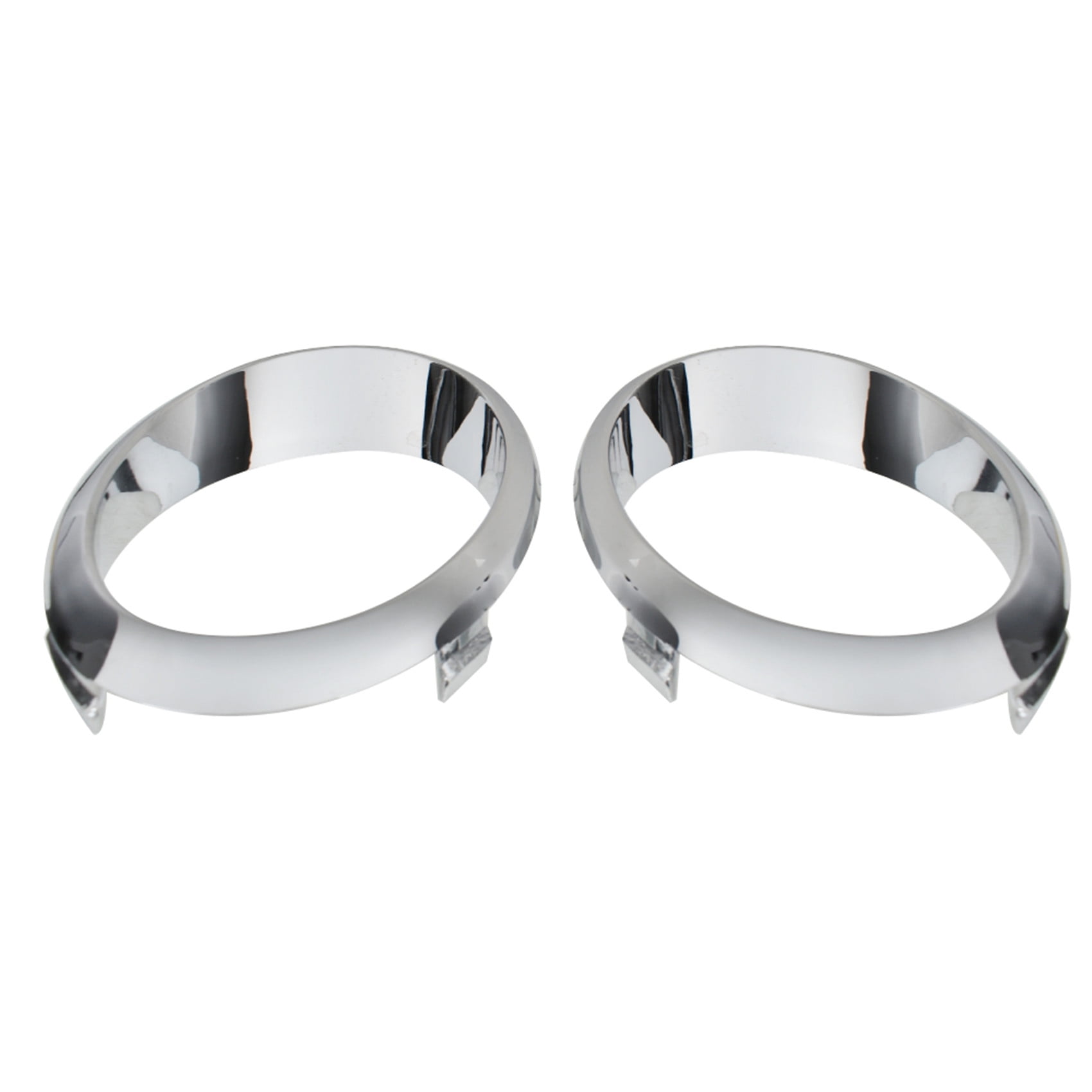 SEBLAFF LH/RH Chrome Fog Light Cover Bezel Trim Ring For 2013-2016 Ford ...