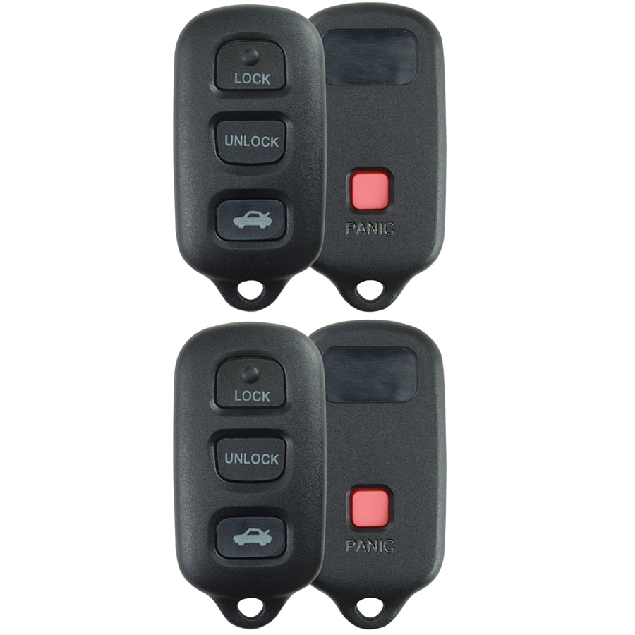 2 PACK KeylessOption Just the Case Keyless Entry Remote Key Fob Shell ...