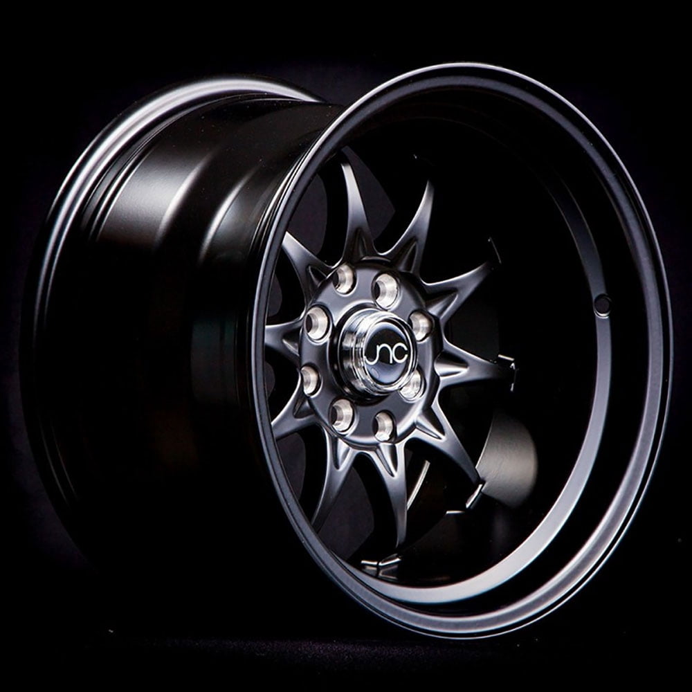 JNC Wheels 15 JNC003 Matte Black Rim 4x100 4x114 3 15x9 Inch JNC Wheels 15 JNC003 Matte Black Rim 4x100 4x114 3 15x9 Inch