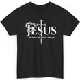 100% Cotton Jesus The Way The Truth The Life Shirt Christian Cross ...