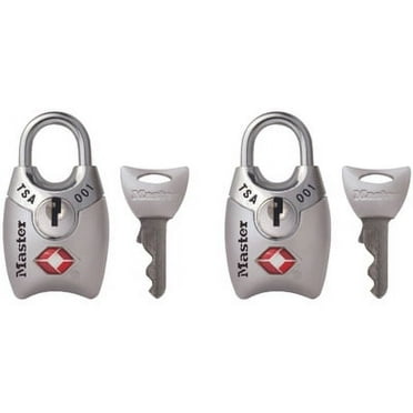 Master Lock 4680DNKL 1-3/16" Set Your Own Combo TSA-Accepted Nickel ...