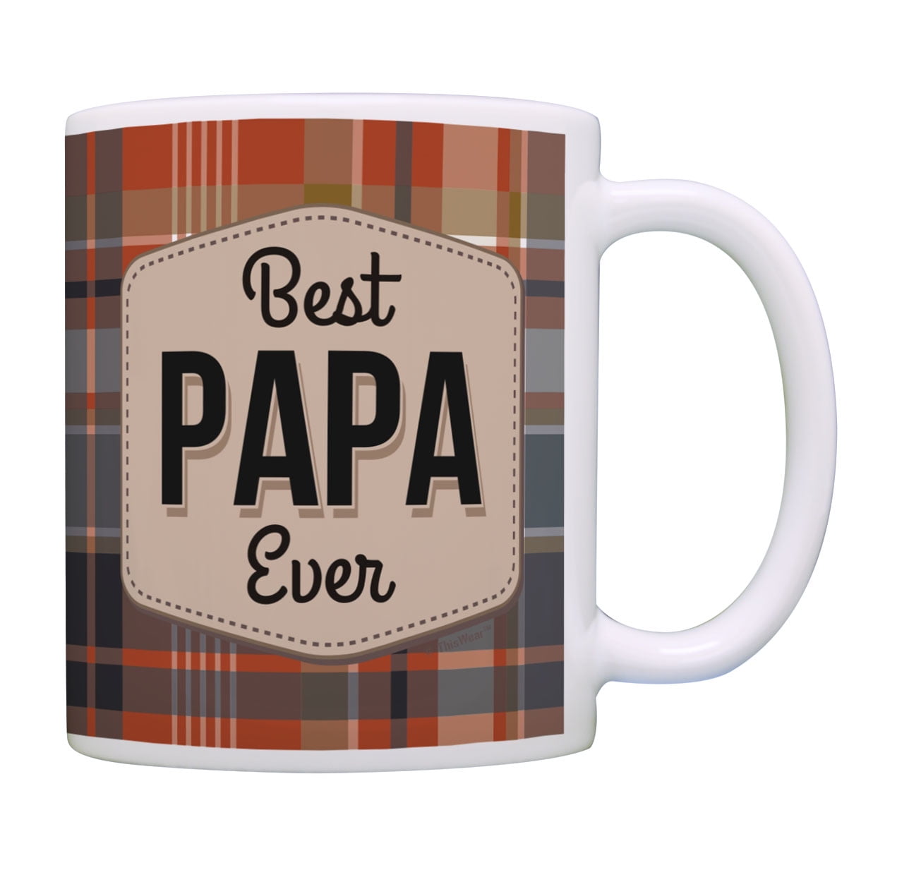 ThisWear Papa Mug Best Papa Ever Cup Papa Gifts Fathers Day Mug Papa ...
