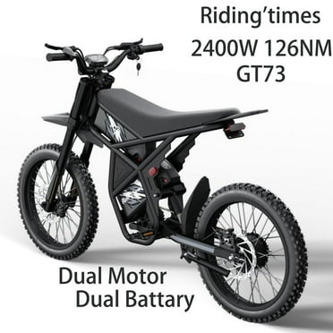 Ridingtimes GT73 Electric Motorbike 2400W 48V 18.2AH*2 Electric BIKE ...