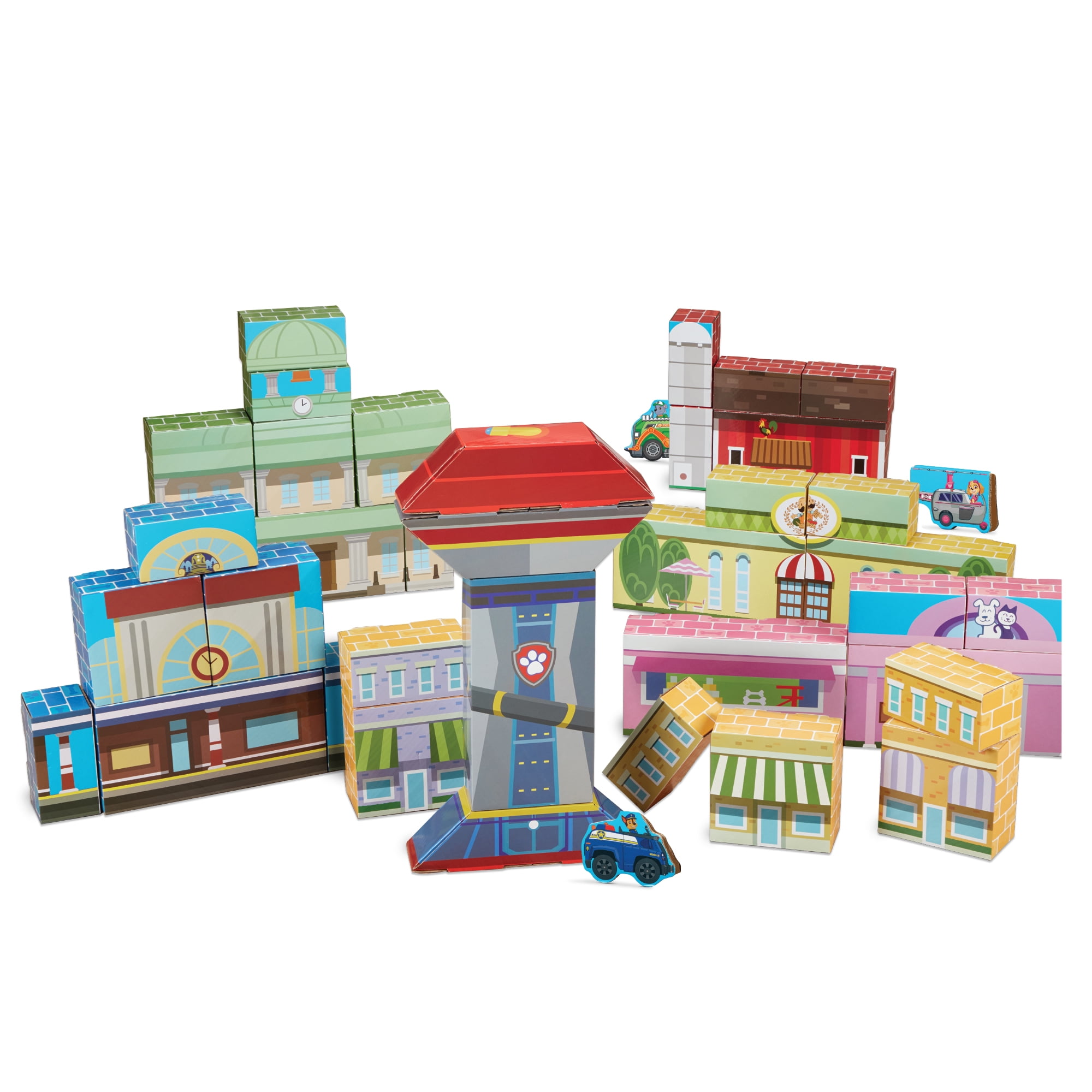 Melissa & Doug PAW Patrol Jumbo Cardboard Blocks (41 Pieces) - Walmart.com