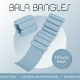 Bala, Wrist & Ankle Weights, 1 Pound Silicone Bracelet Set, in Sea ...