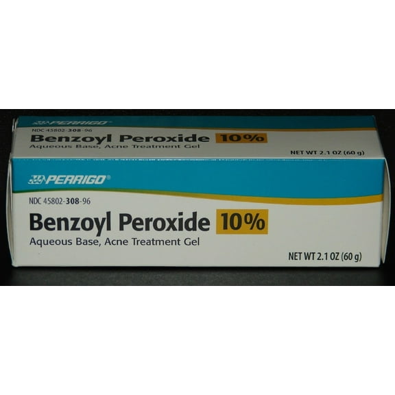 Perrigo 5% Benzoyl Peroxide Acne Treatment Gel, 2.1 Oz. HSA/FSA ...