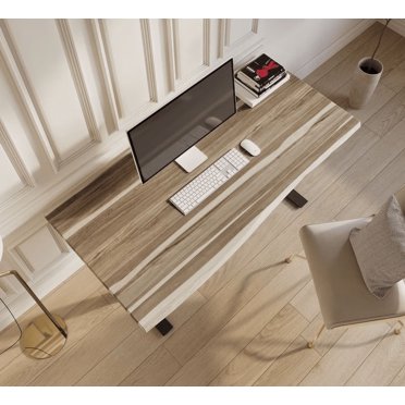 Desk - Standing Desk, Walnut Desk, Exotic Hardwood, Sit-Stand-Up Desk ...