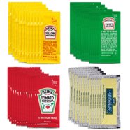 Heinz Small Picnic Variety Pack- 12 Mini Condiment Bottles (Ketchup ...